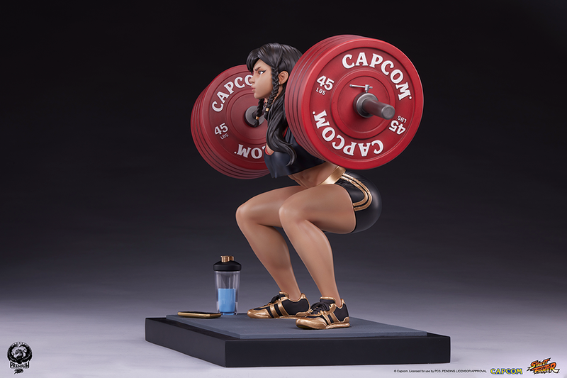 Chun-Li Powerlifting (Battle) 1/4 Scale Statue - Spec Fiction Shop