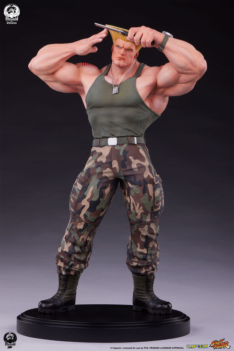 Street Fighter 6 - Guile 1/4 Scale Statue Deluxe Version - Spec Fiction ...