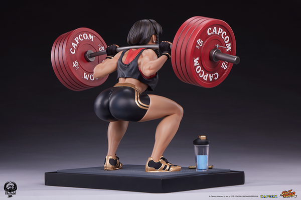 Chun-Li Powerlifting (Battle) 1/4 Scale Statue - Spec Fiction Shop