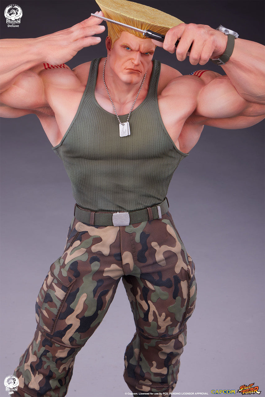 Street Fighter 6 - Guile 1/4 Scale Statue Deluxe Version - Spec Fiction ...