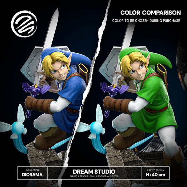 Link vs. Dark Link (Green) 1/6 Scale Statue by Dream Studio - Spec ...
