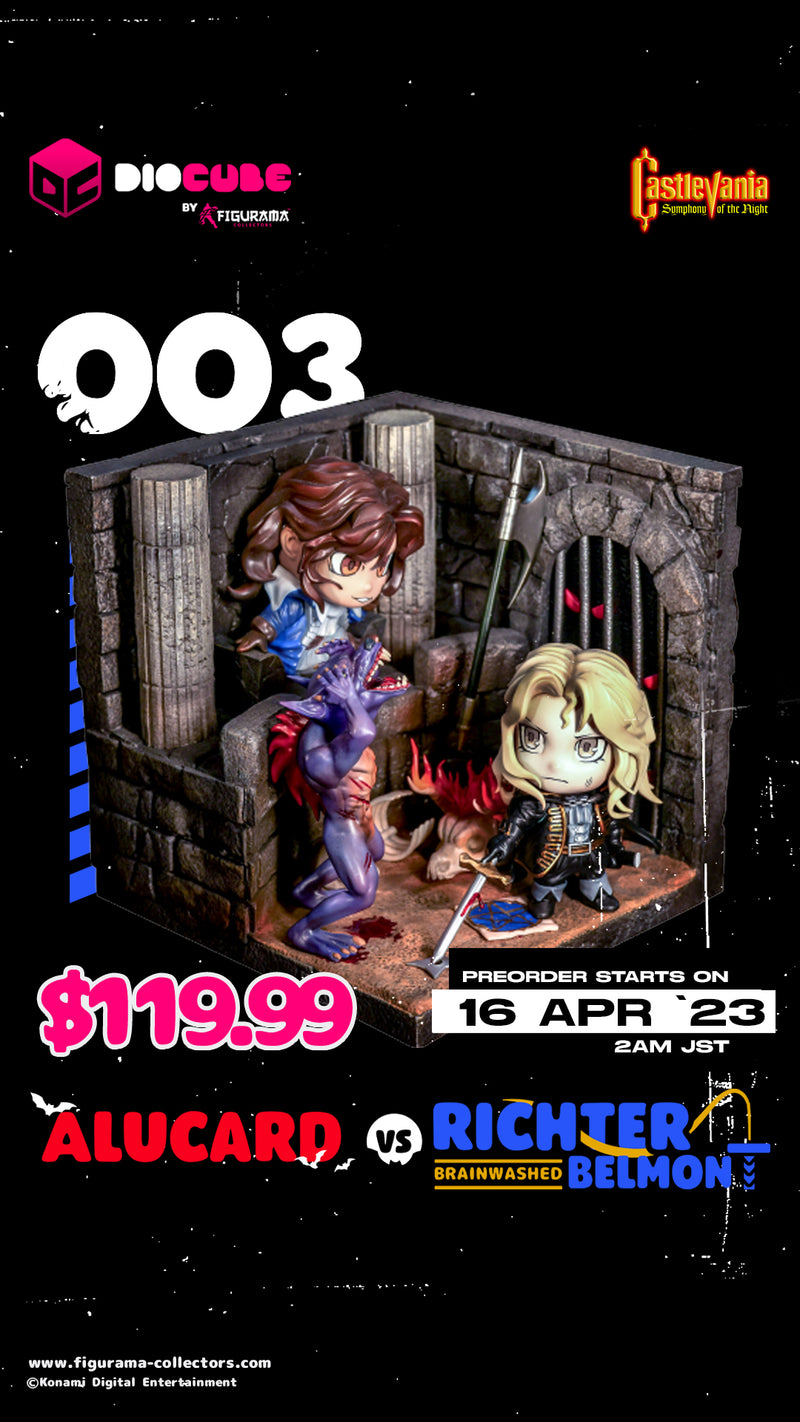 Castlevania - Alucard vs. Richter Belmont Diocube w/ Exclusive Pin ...
