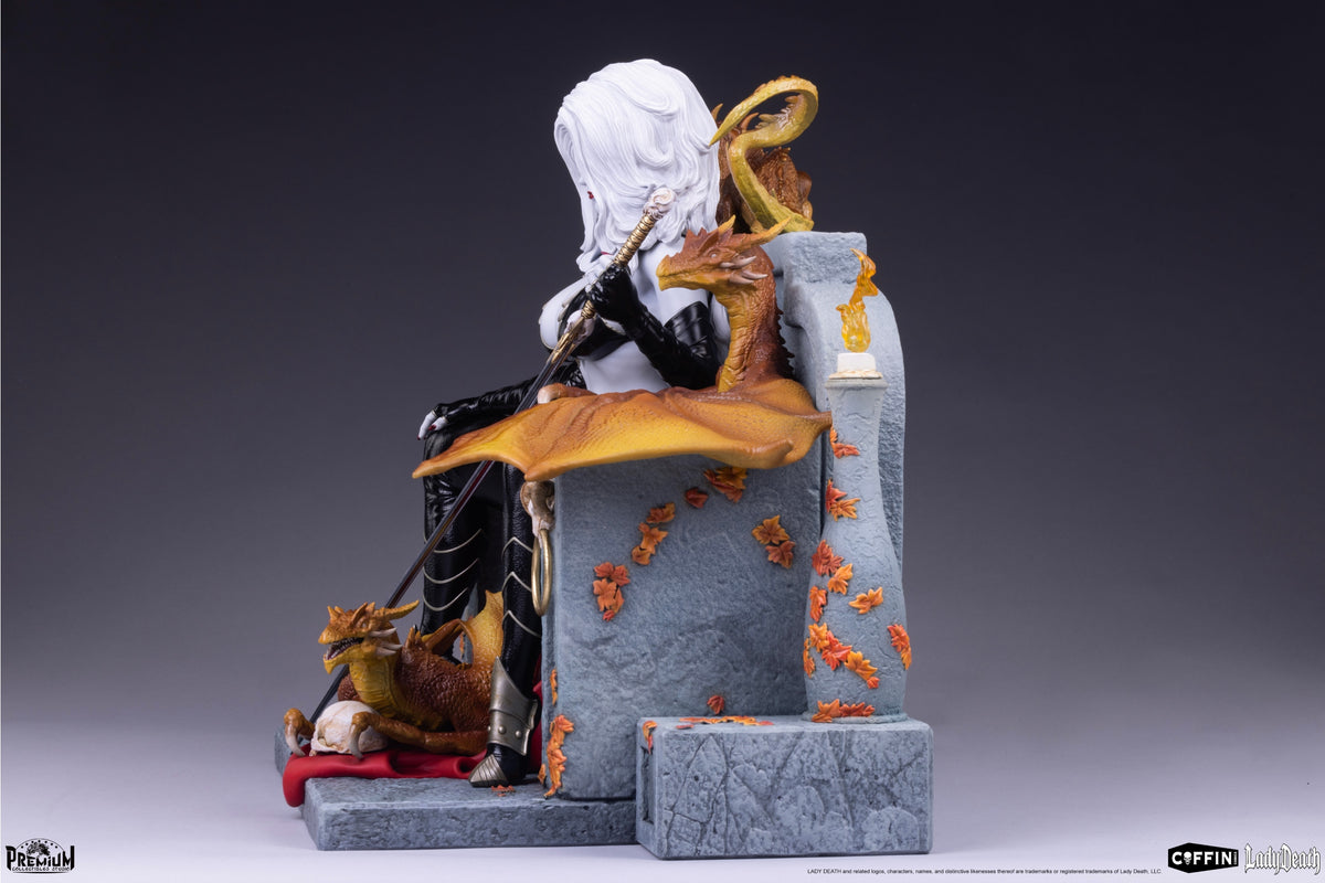 Lady Death On Throne 1/4 Scale Statue - Spec Fiction Shop