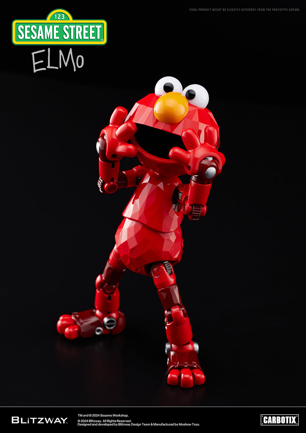Sesame Street - Elmo CARBOTIX Figure - Spec Fiction Shop