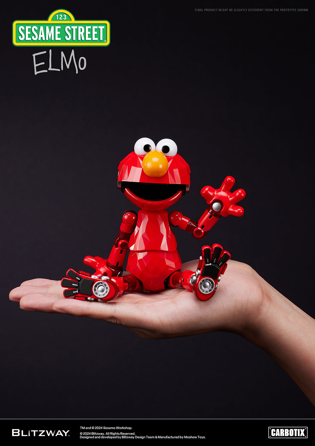 Sesame Street - Elmo CARBOTIX Figure - Spec Fiction Shop