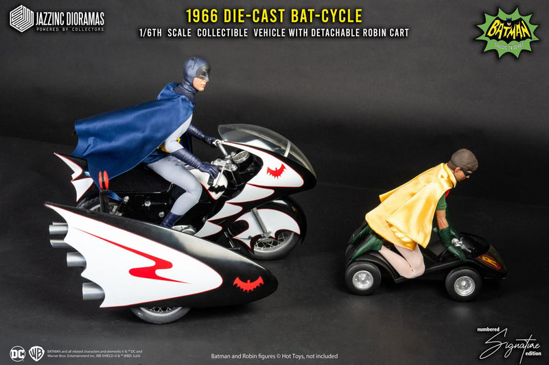 Batman (1966) Batcycle with Sidecar (Ultimate Signature Ed.) 1/6 Scale ...