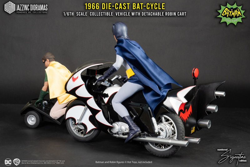 Batman (1966) Batcycle with Sidecar (Ultimate Signature Ed.) 1/6 Scale ...