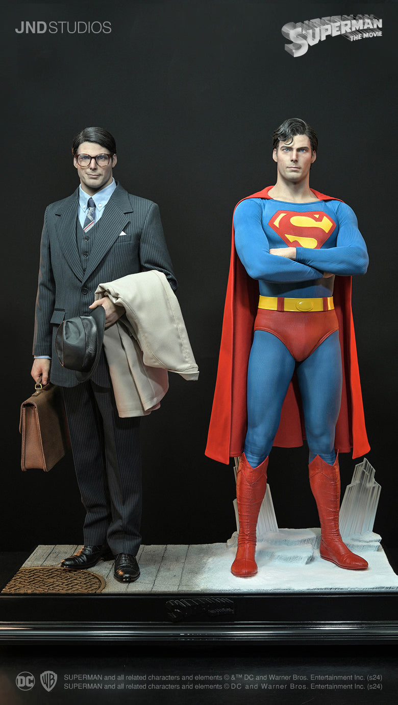 Superman & Clark Kent 1978 (Christopher Reeve) Dual Version 1/3 Scale ...