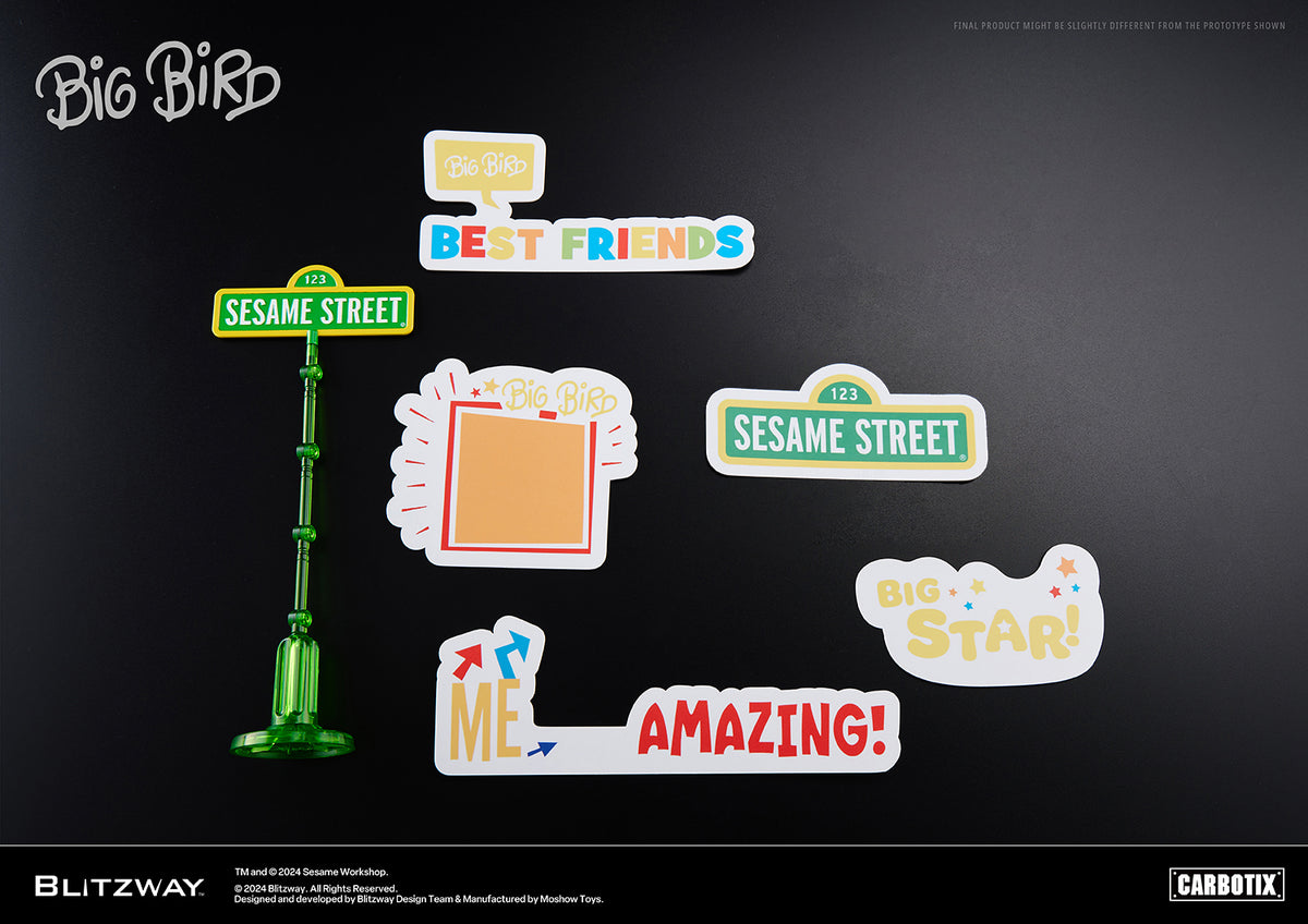 Sesame Street - Big Bird, Cookie Monster & Elmo Deluxe CARBOTIX Figure ...