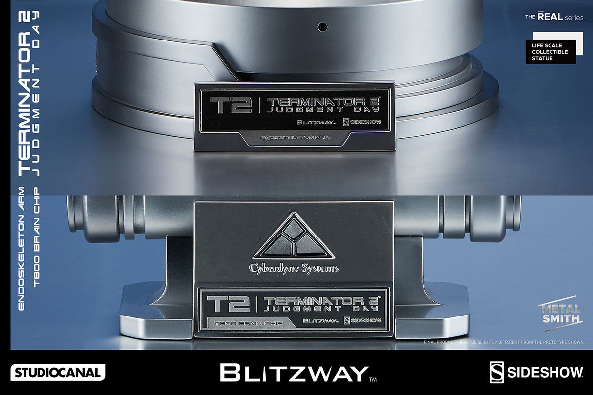 Terminator 2: Judgement Day - T-800 Endoskeleton Arm & Brain Chip Life ...