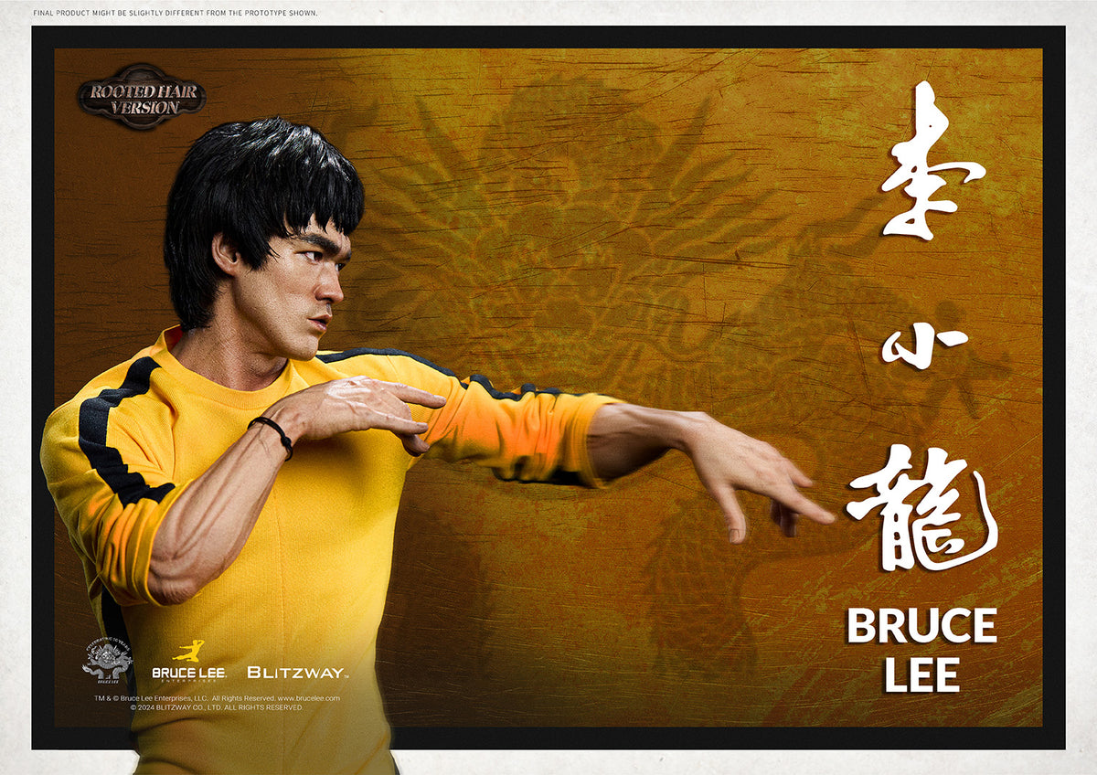 Bruce Lee (Tribute - 50th Anniversary - Rooted Hair) 1/4 Scale Statue ...