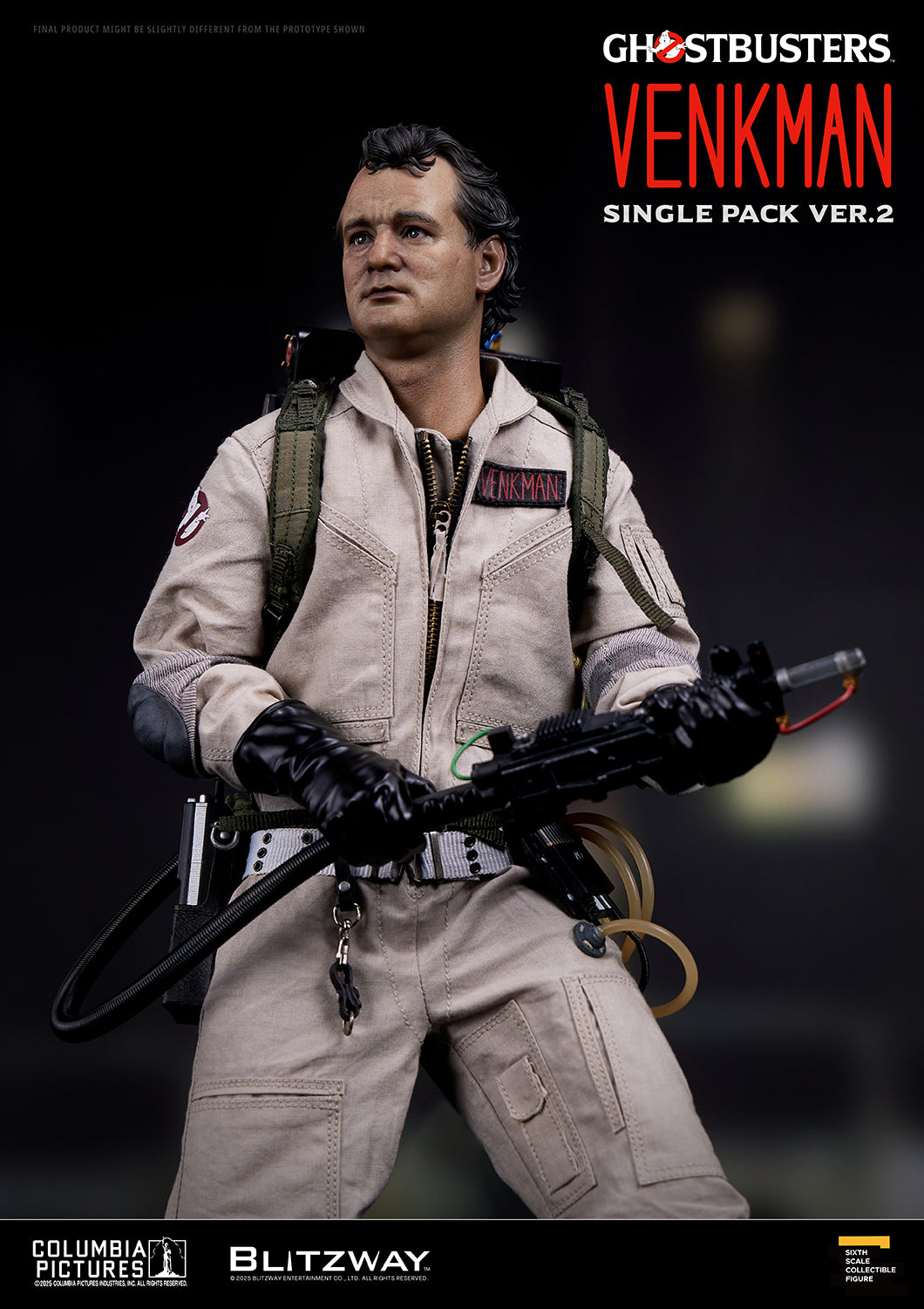 Ghostbusters - Dr. Peter Venkman (Single Pack ver. 2) 1/6 Scale Figure ...