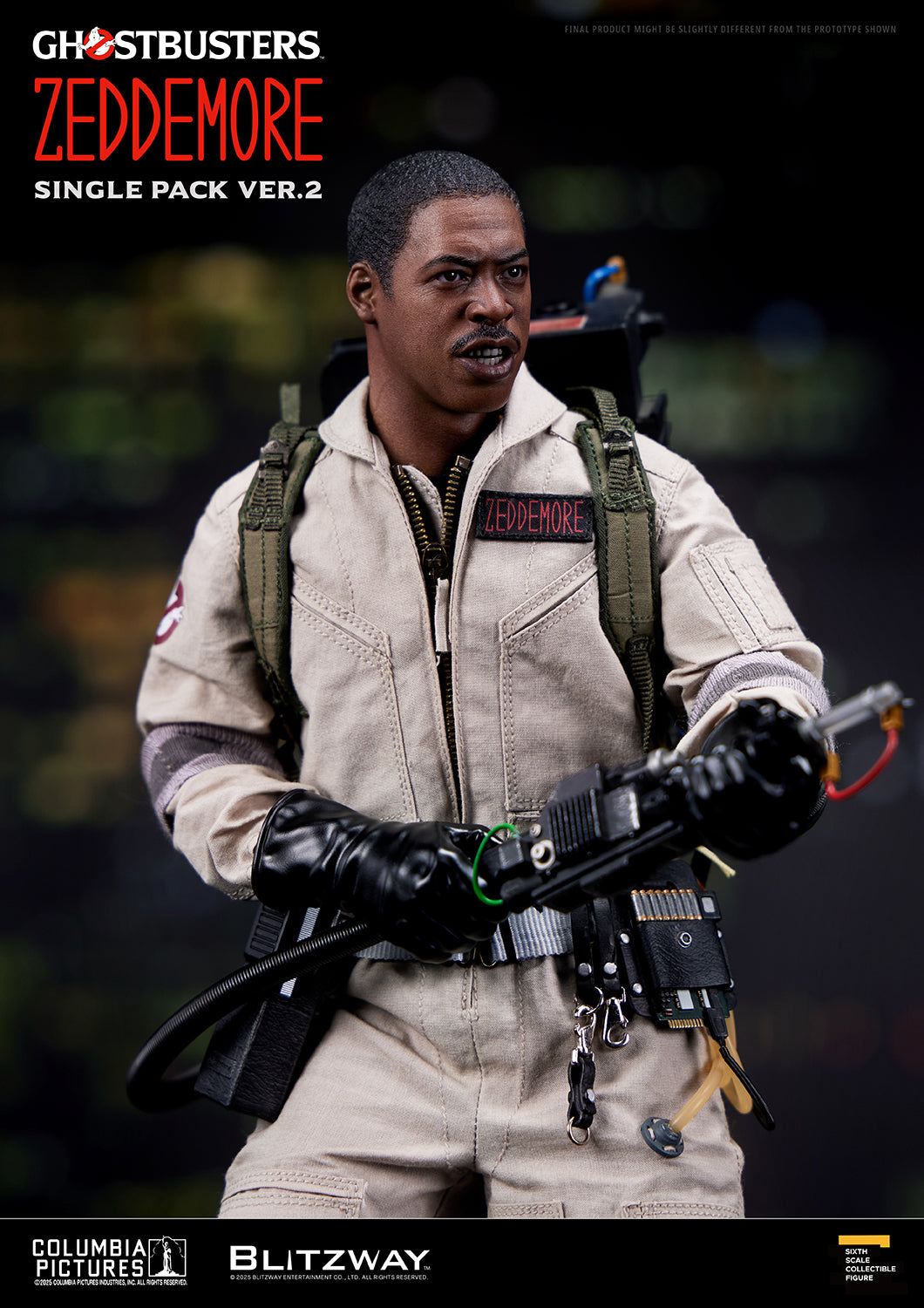 Ghostbusters - Winston Zeddemore (Single Pack ver. 2) 1/6 Scale Figure ...