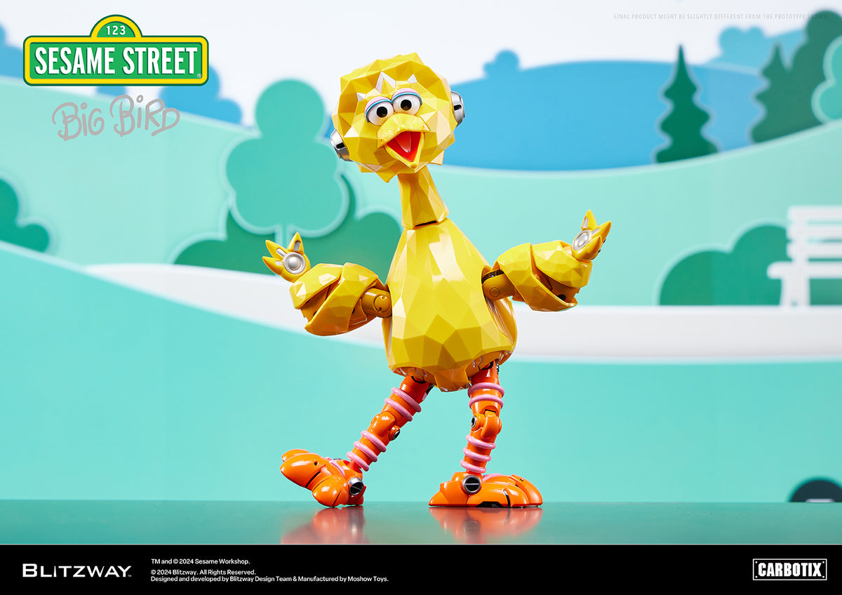 Sesame Street - Big Bird, Cookie Monster & Elmo Deluxe CARBOTIX Figure ...