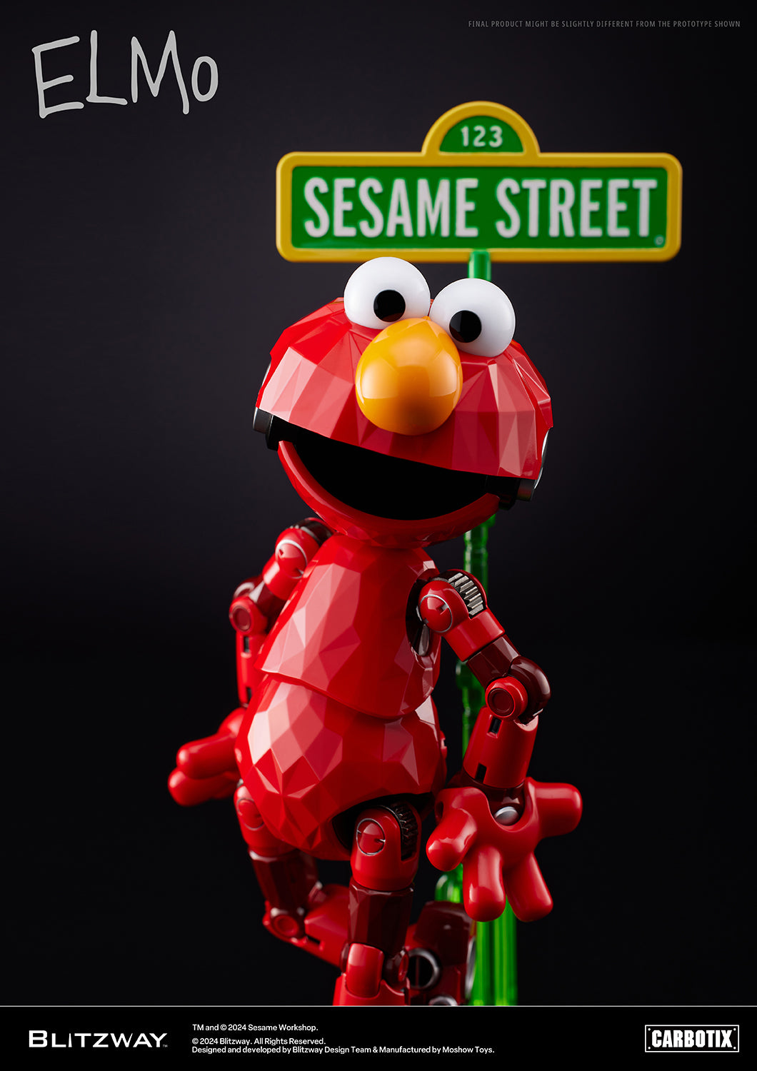 Sesame Street - Elmo CARBOTIX Figure - Spec Fiction Shop