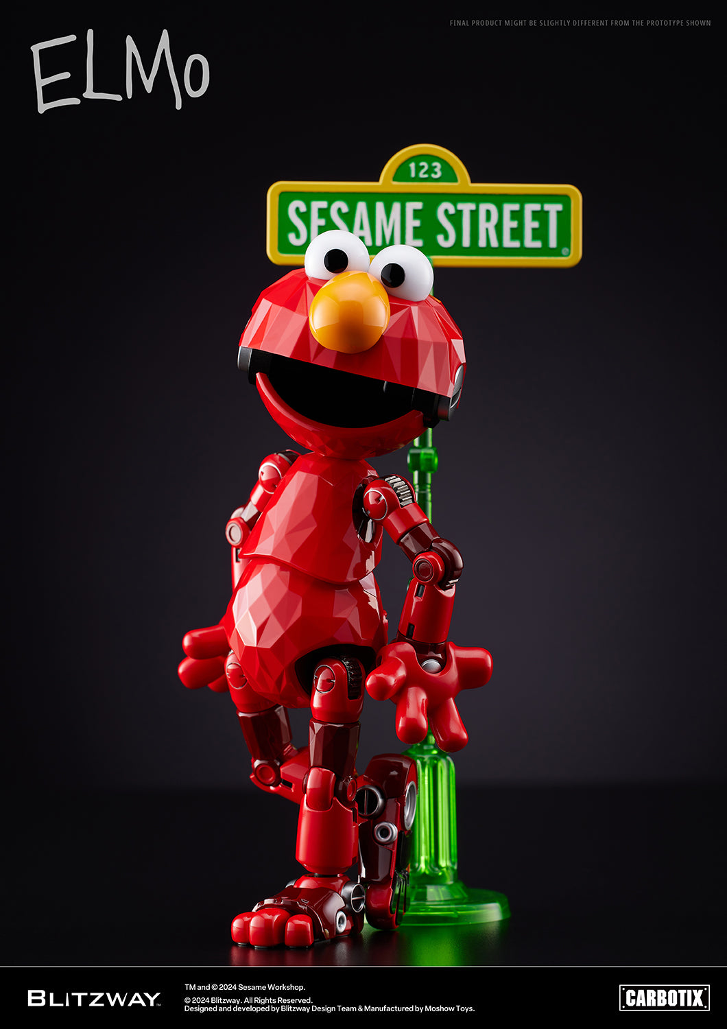 Sesame Street - Elmo CARBOTIX Figure - Spec Fiction Shop