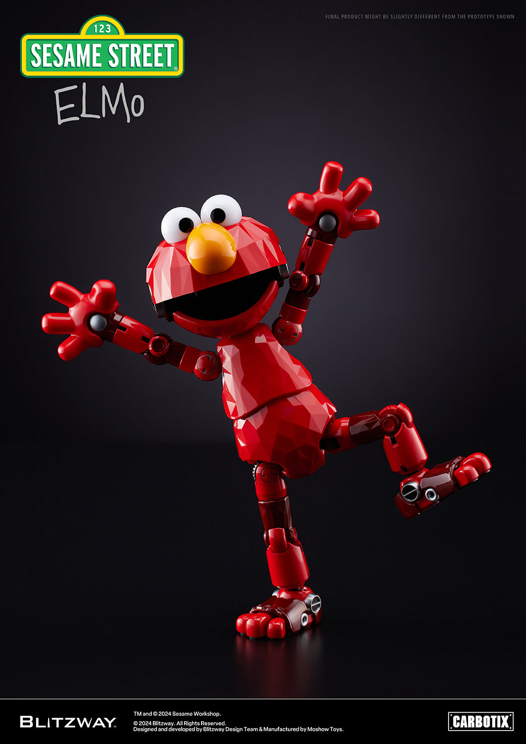 Sesame Street - Elmo CARBOTIX Figure - Spec Fiction Shop