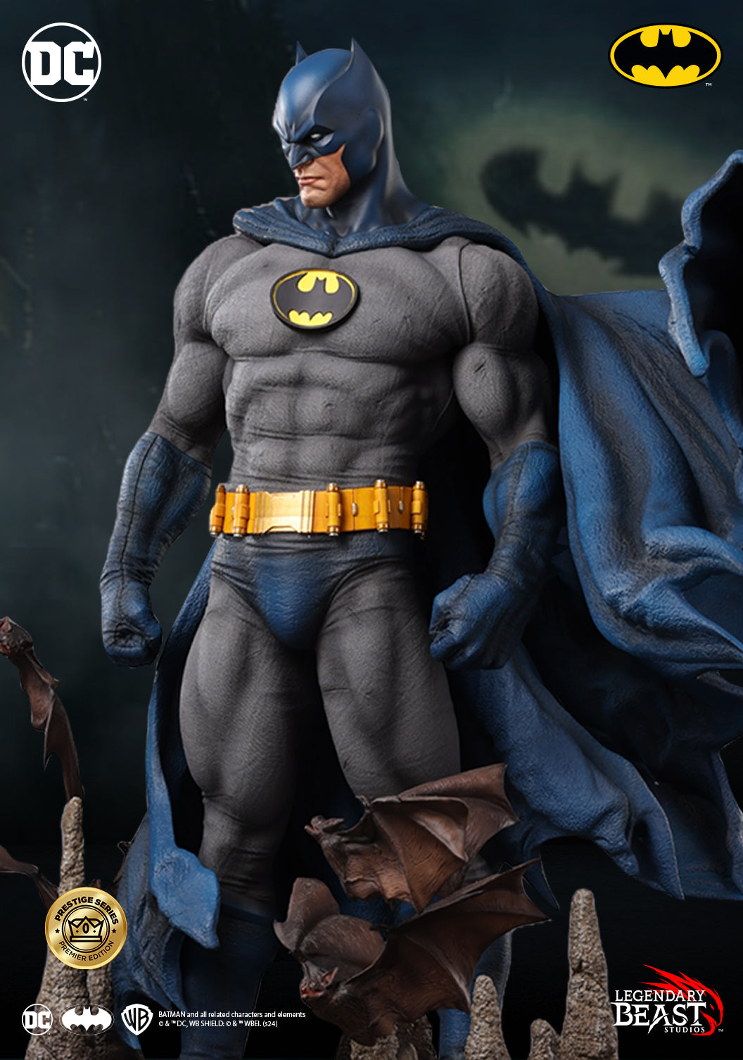 Batman (BLUE) Premier Version Prestige Series 1/3 Scale Statue - Spec ...