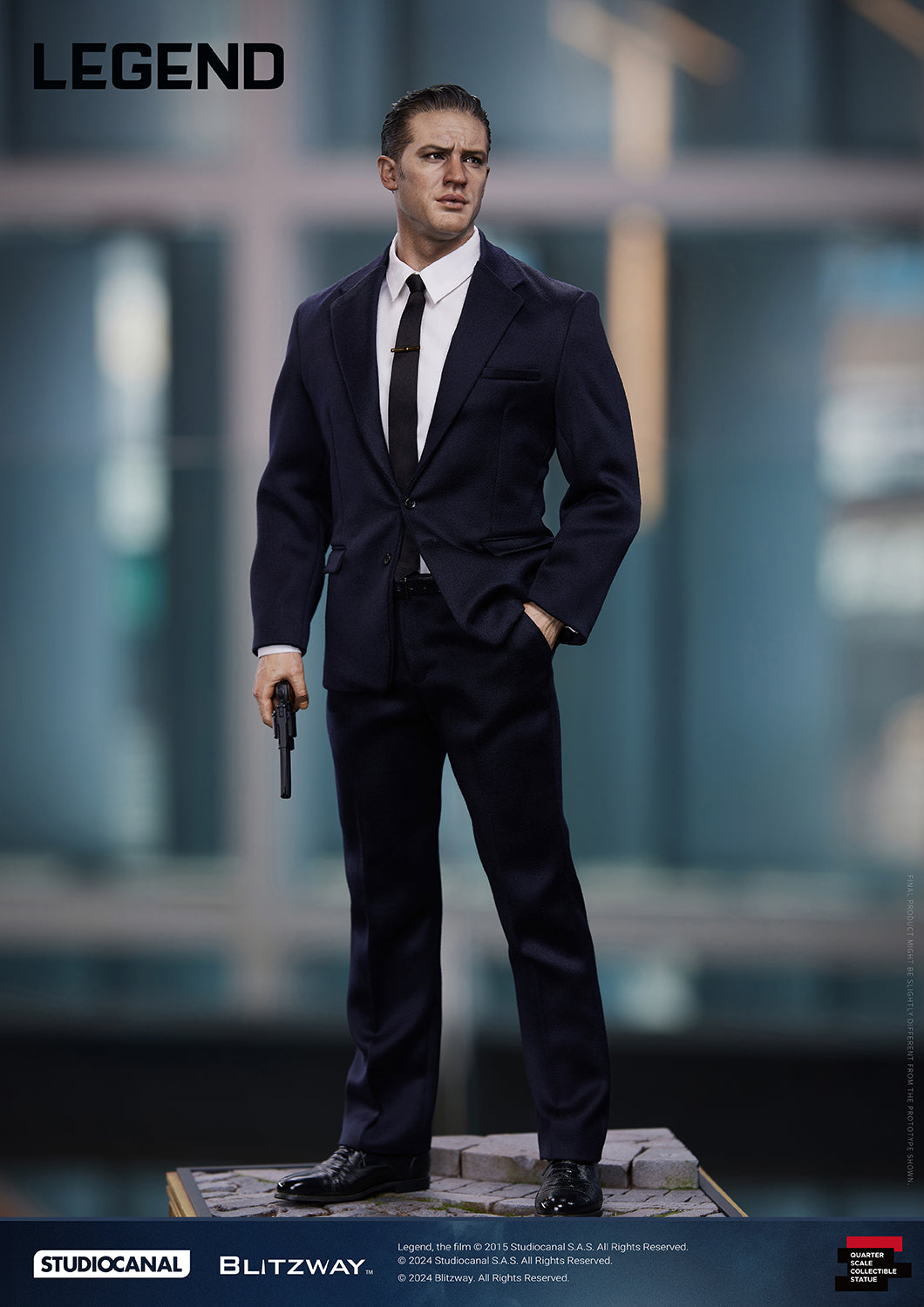 Legend - Reginald "Reggie" Kray 1/4 Scale Statue - Spec Fiction Shop