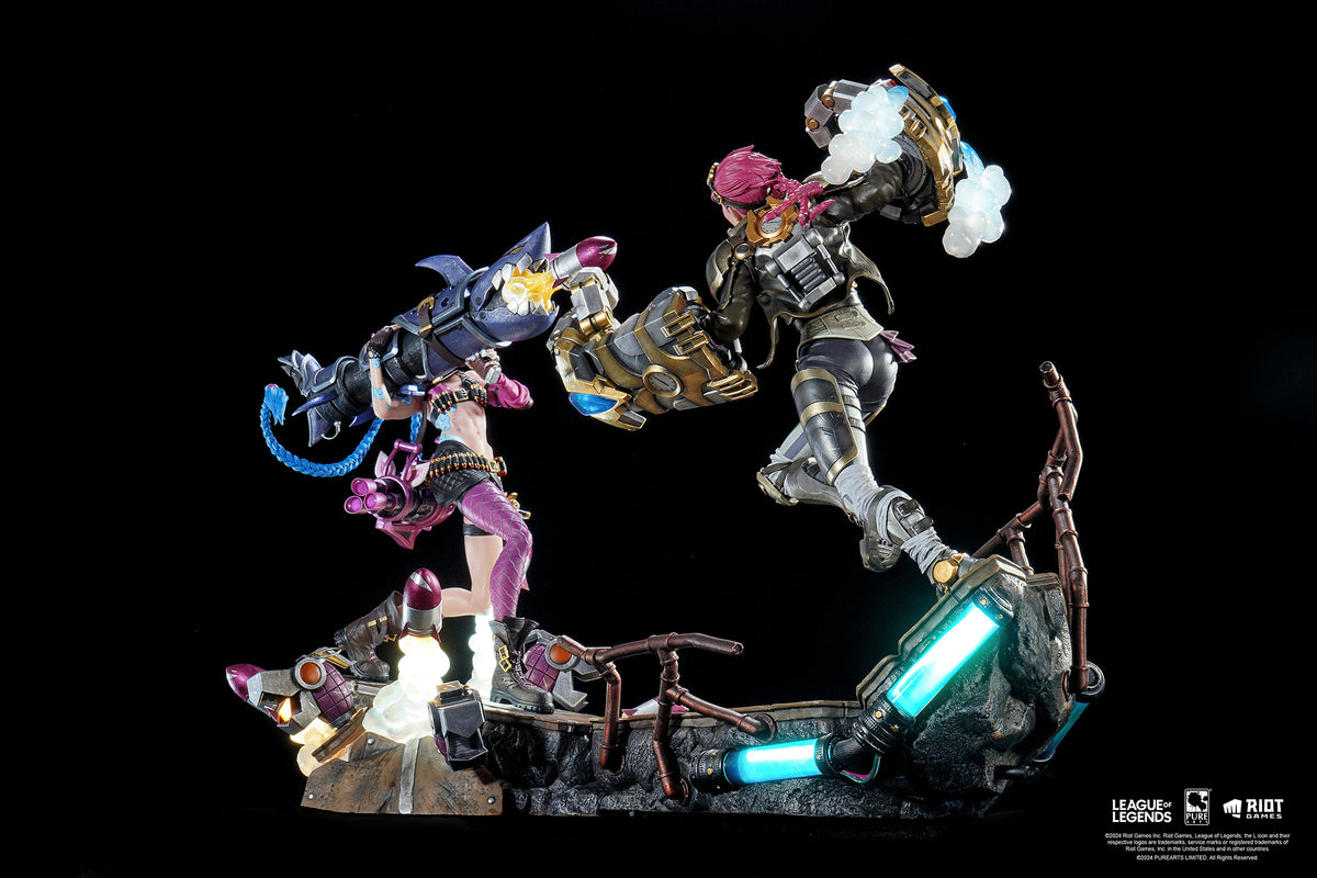 League of Legends – Jinx and Vi 1/6 Scale Statue Bundle - Spec Fiction Shop