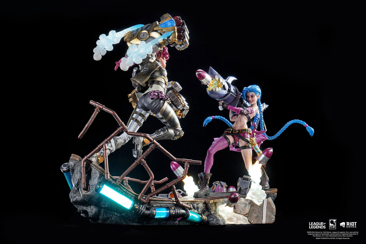 League of Legends – Jinx and Vi 1/6 Scale Statue Bundle - Spec Fiction Shop