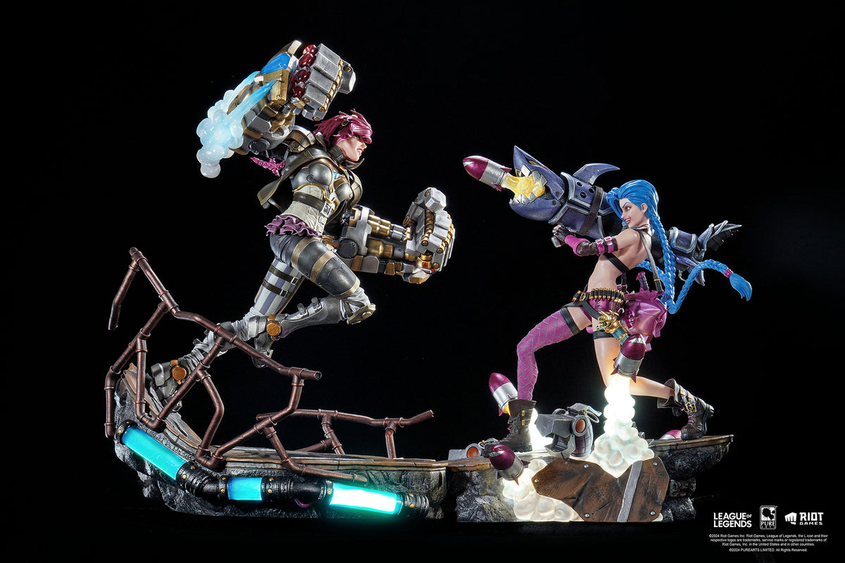 League of Legends – Jinx and Vi 1/6 Scale Statue Bundle - Spec Fiction Shop