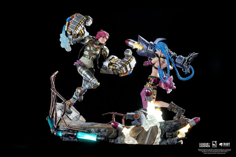 League of Legends – Jinx and Vi 1/6 Scale Statue Bundle - Spec Fiction Shop