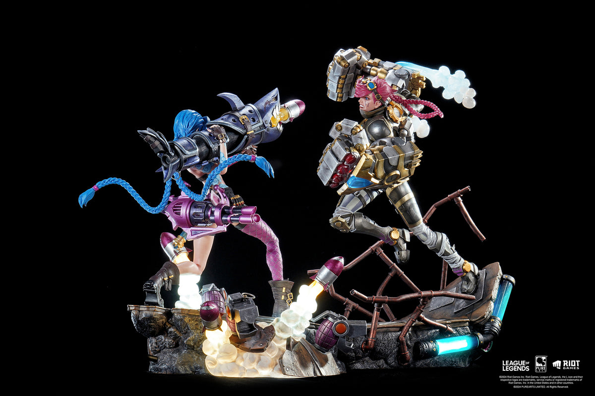 League of Legends – Jinx and Vi 1/6 Scale Statue Bundle - Spec Fiction Shop