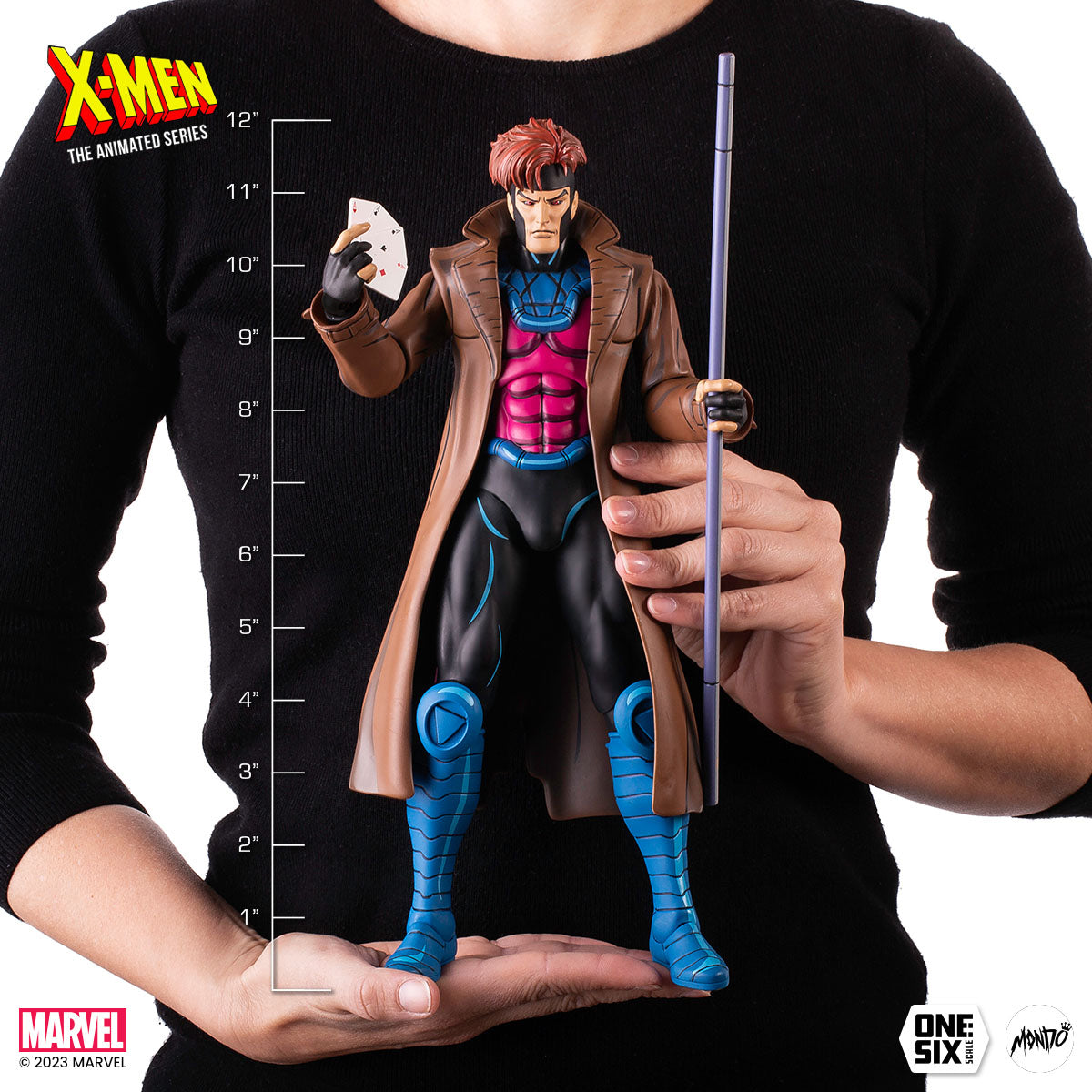 X-Men: The Animated Series - Gambit (Timed Edition) 1/6 Scale Figure ...
