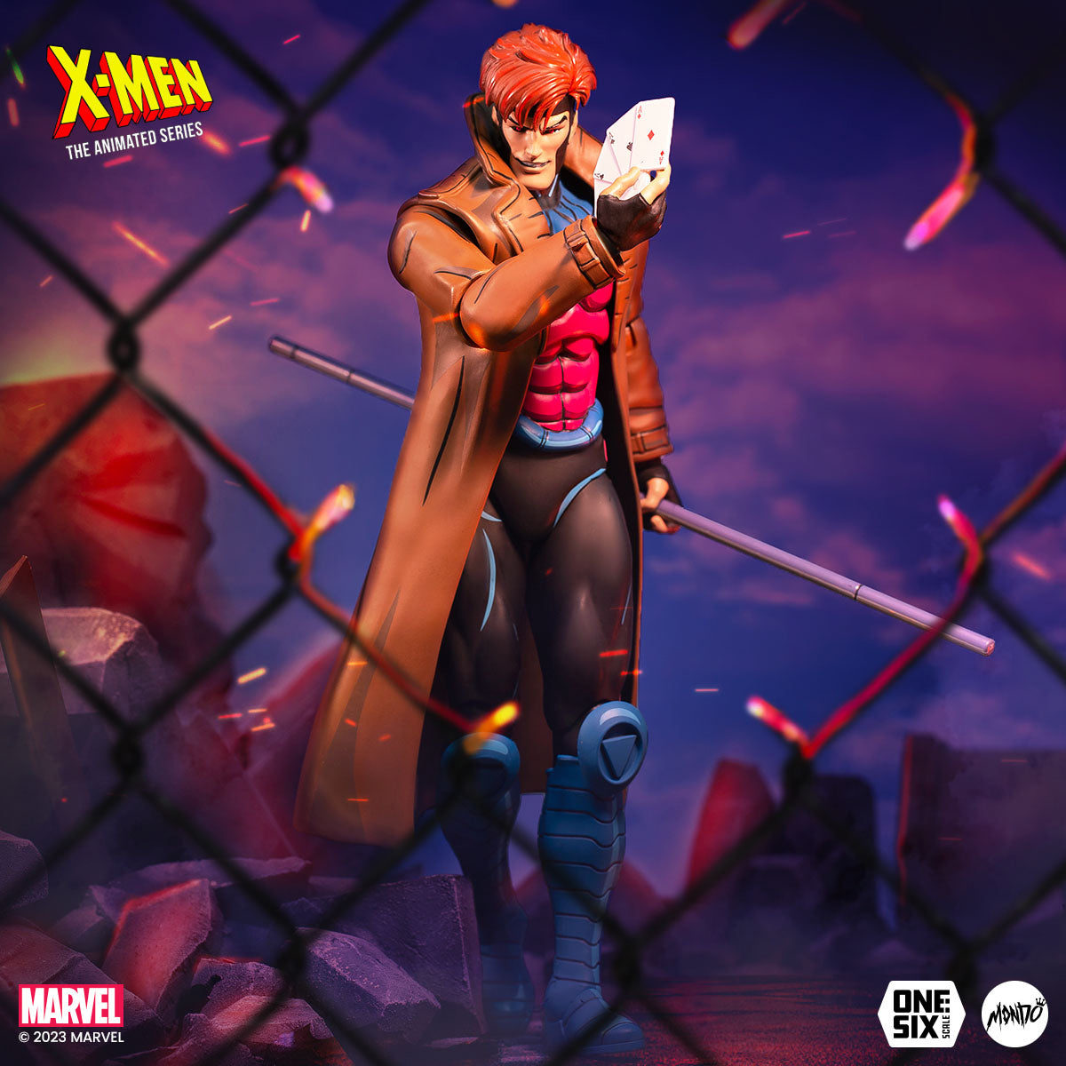 X-Men: The Animated Series - Gambit (Timed Edition) 1/6 Scale Figure ...