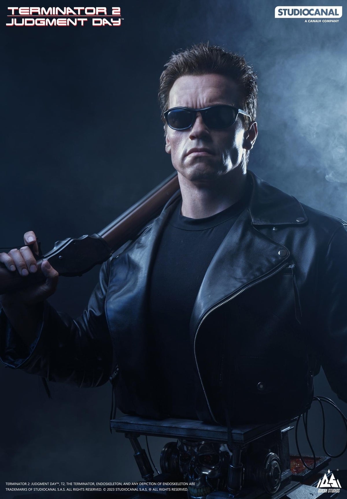 T-800 Ver. 2 (Static) Life-Size Bust - Spec Fiction Shop