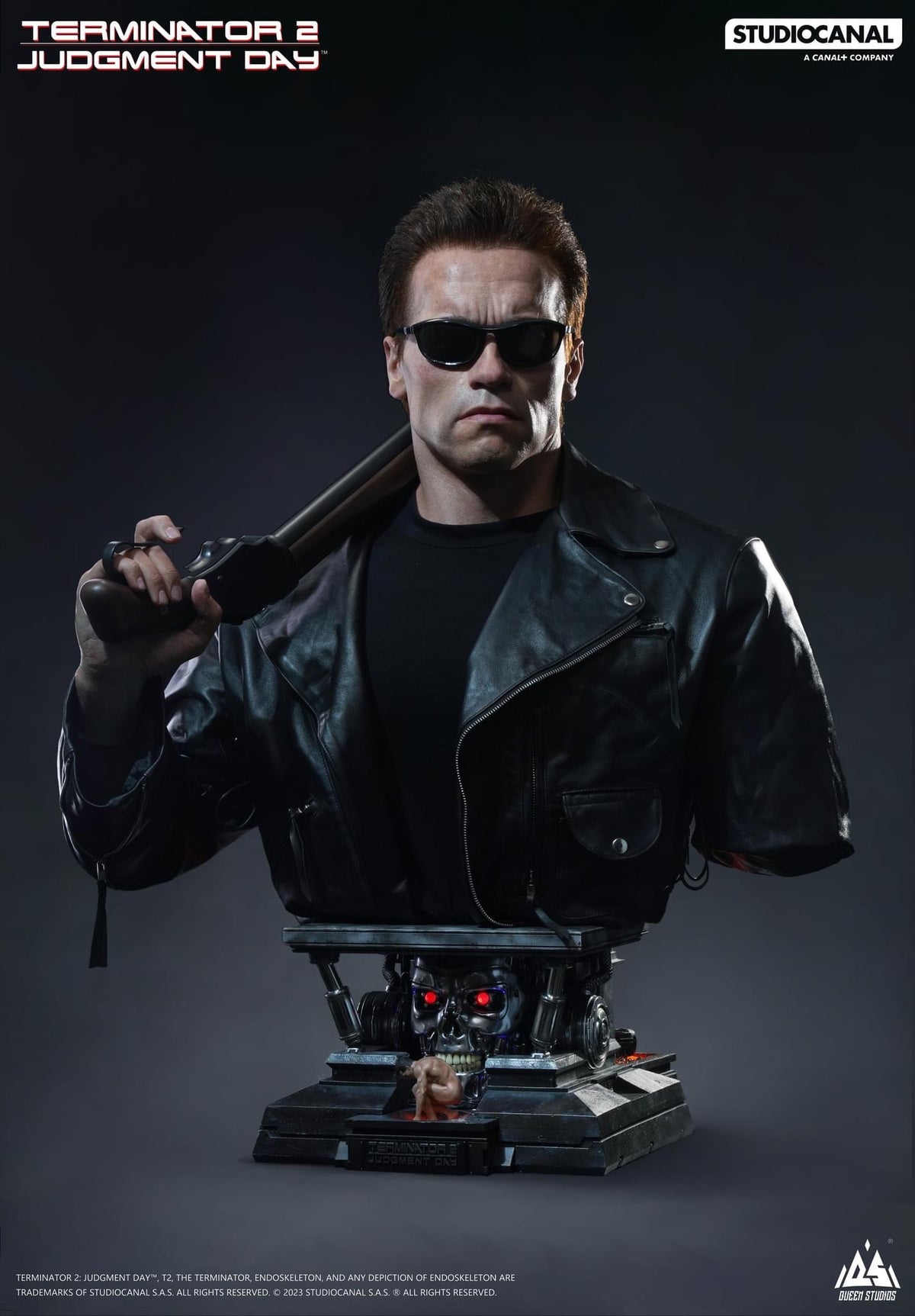T-800 Ver. 2 (Static) Life-Size Bust - Spec Fiction Shop