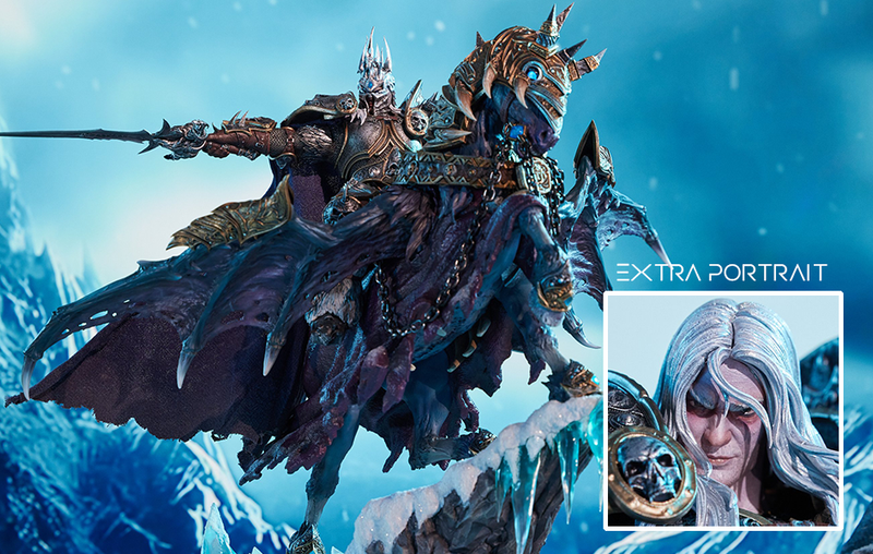 World of Warcraft - The Lich King & Invincible Statue - Spec Fiction Shop