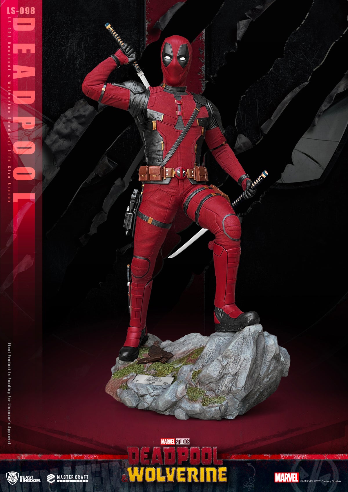 Deadpool & Wolverine - Deadpool LS-098 Life-Size Statue - Spec Fiction Shop