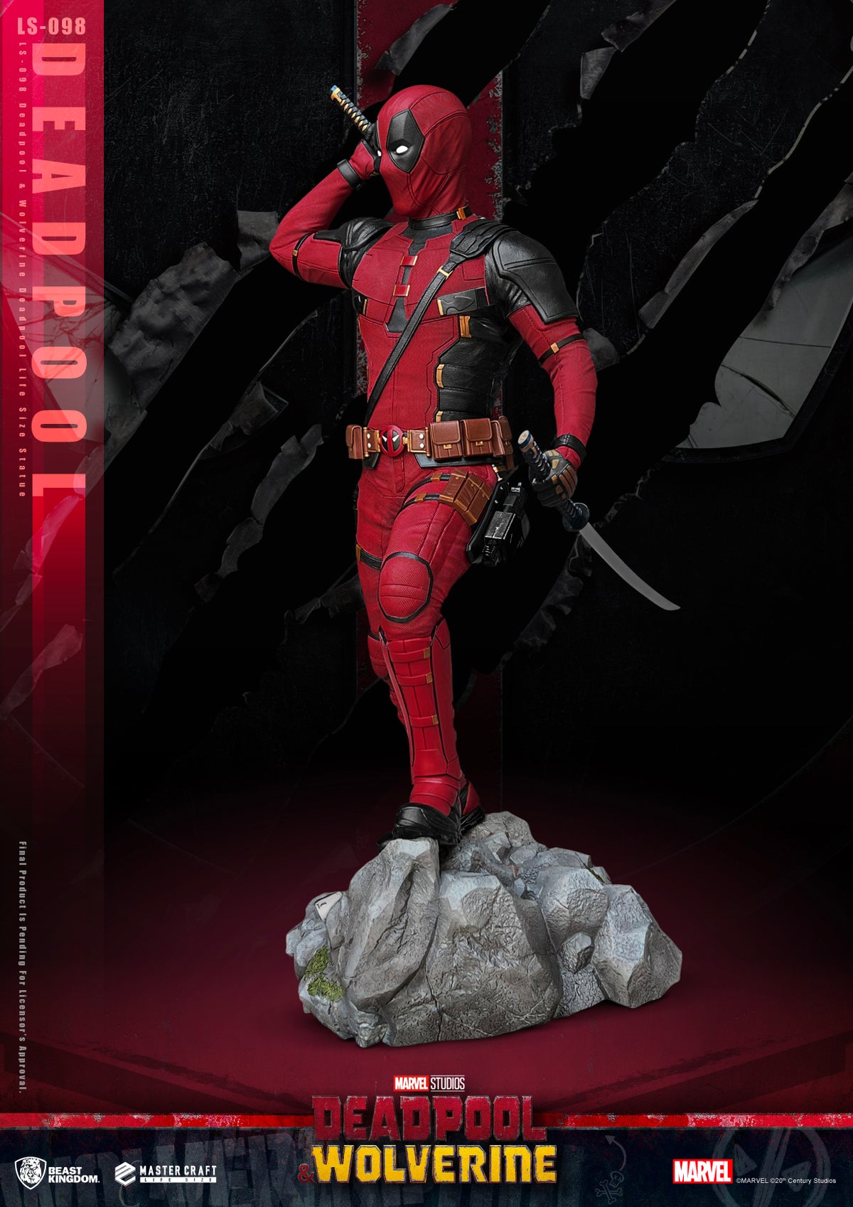 Deadpool & Wolverine - Deadpool LS-098 Life-Size Statue - Spec Fiction Shop