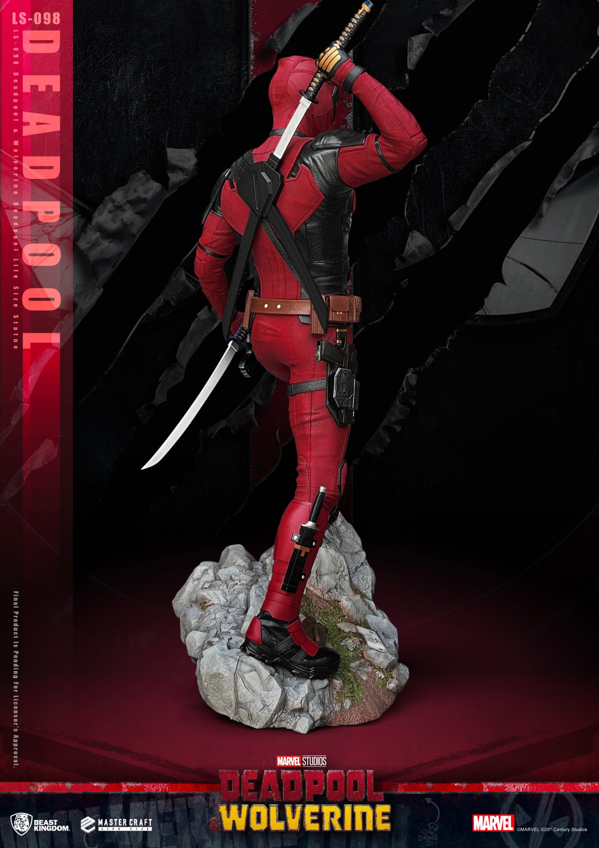Deadpool & Wolverine - Deadpool LS-098 Life-Size Statue - Spec Fiction Shop