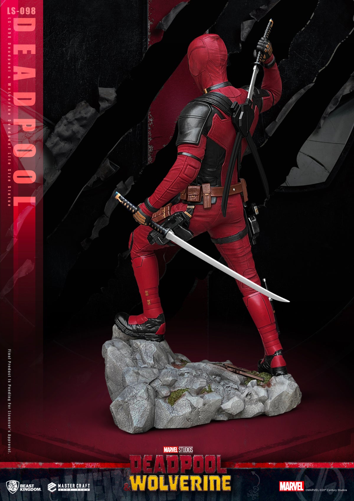 Deadpool & Wolverine - Deadpool LS-098 Life-Size Statue - Spec Fiction Shop