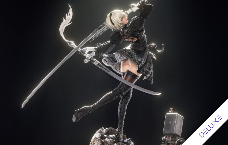 NieR: Automata - 2B (Deluxe) 1/4 Scale Statue by ZUOBAN Studio - Spec ...