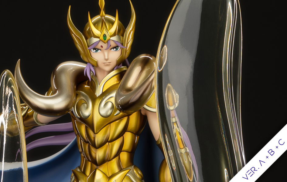 Saint Seiya - Aries Mu Crystal Wall (Ver. A + B + C) 1/6 Scale Statue ...