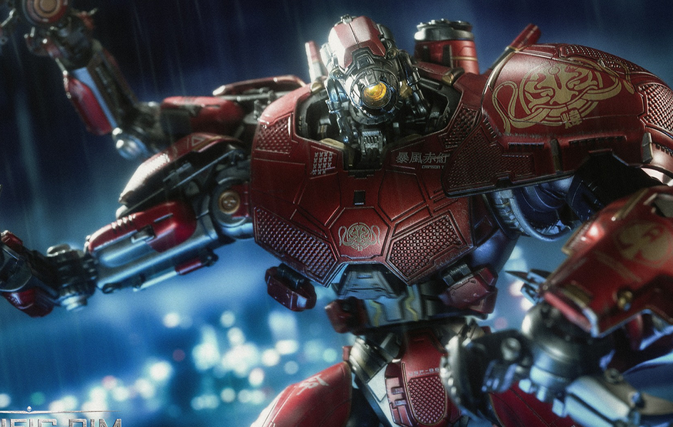 Pacific Rim - Crimson Typhoon (Jaeger) Heavy Mecha 30cm Action Figure ...