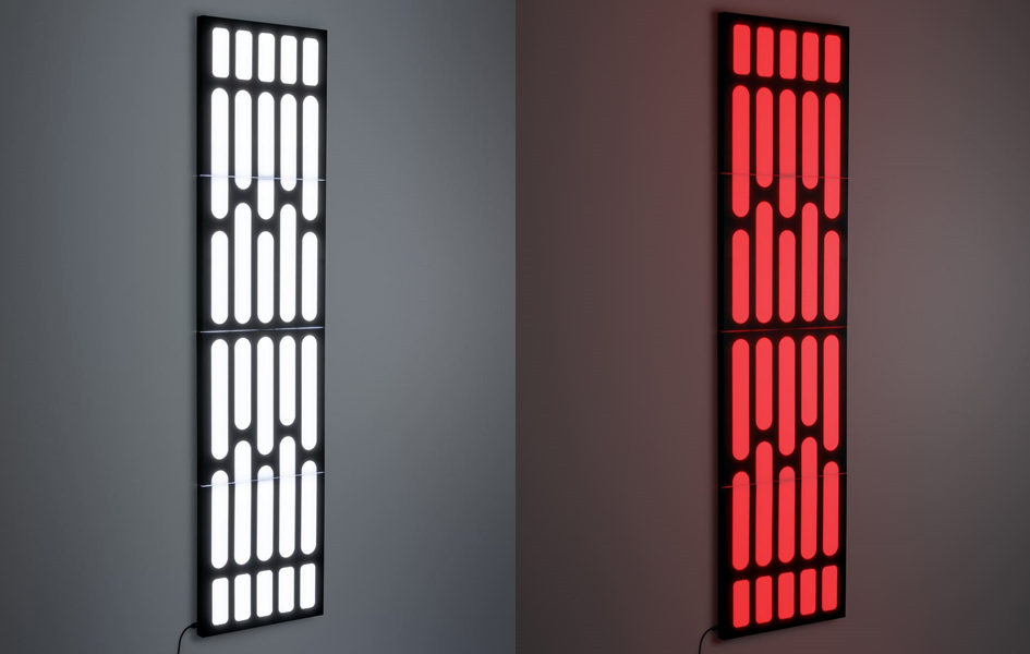 Star Wars - Death Star Wall Panel Light w/ Color Change & Music Reacti ...