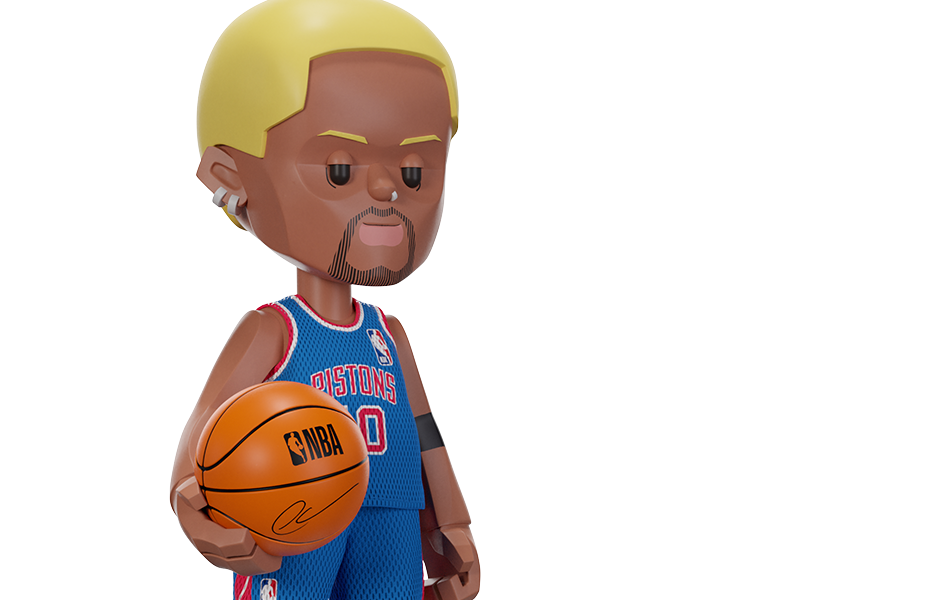 NBA 2023 - Dennis Rodman (AllStars Edition) Vinyl Art Collectible ...