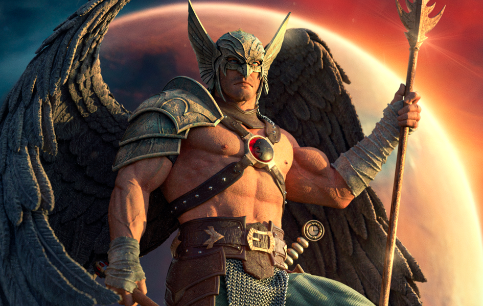Hawkman 10th Anniversary Art Scale 1/10 - Spec Fiction Shop