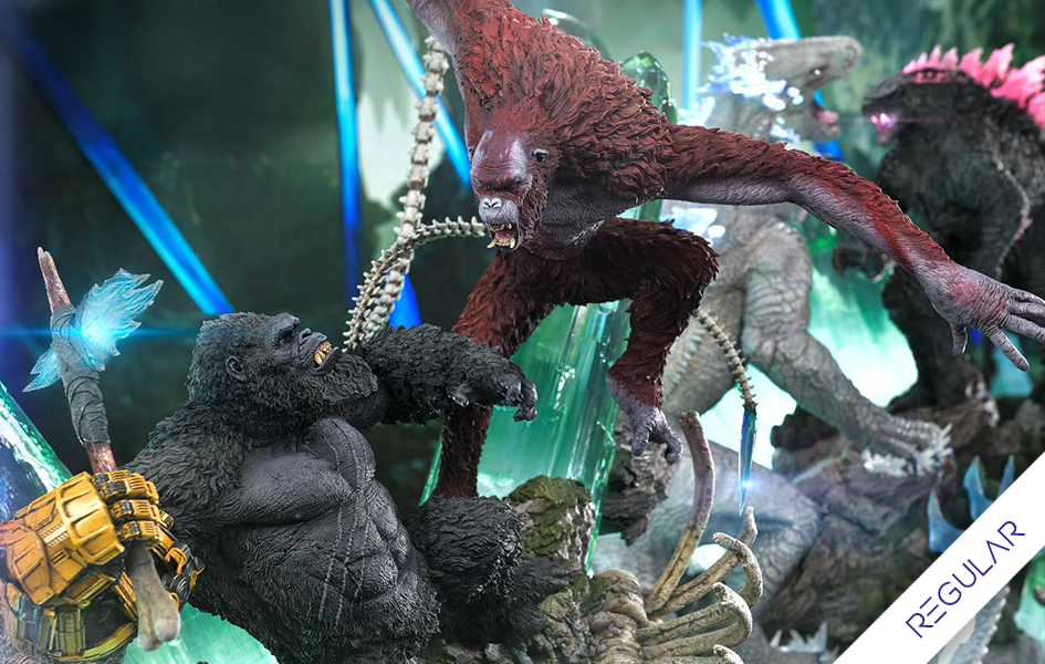Godzilla x Kong: The New Empire - Kong vs. Skar King (Regular) Statue ...