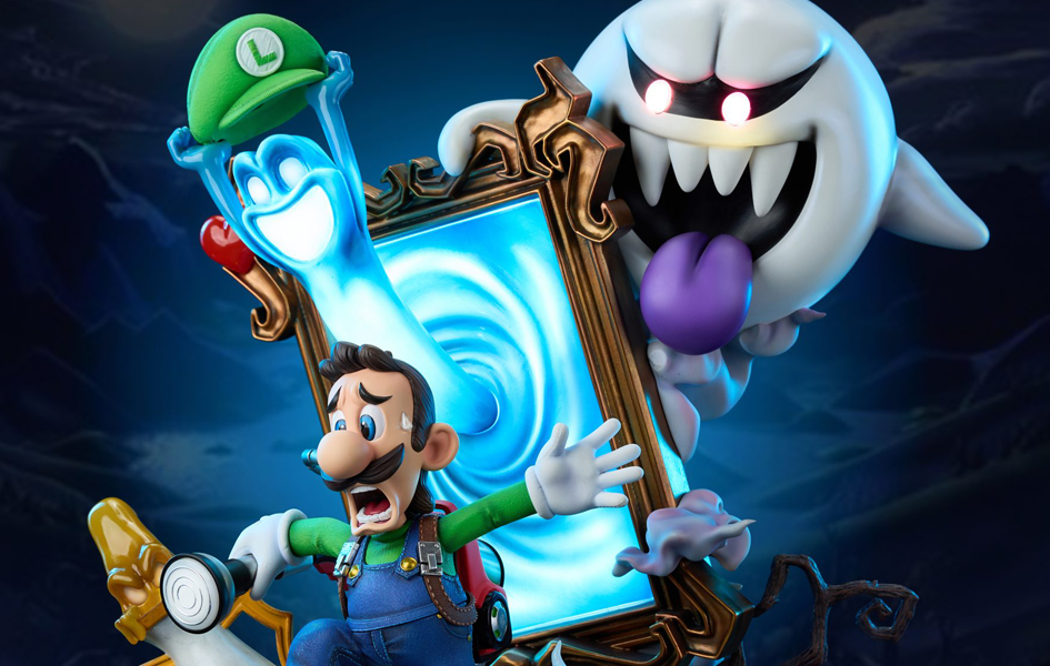 Luigi's Mansion Statue by Wake Studio - Spec Fiction Shop