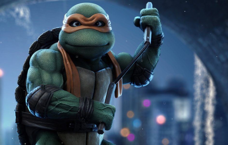 TMNT (1990) - Michelangelo Art Scale 1/10 - Spec Fiction Shop