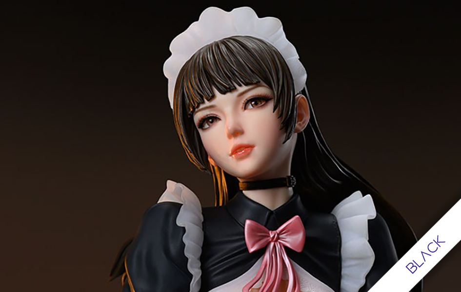 Holiday Maid - Monica Tesia (Black Version) 1/4 Scale Statue - Spec ...