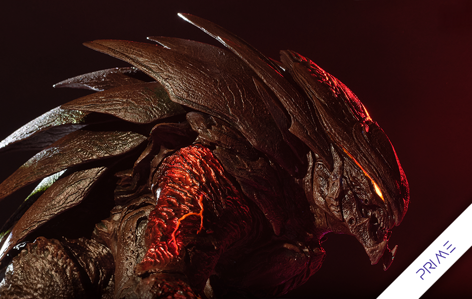 Godzilla Vs Muto Poster Godzilla (2014) Muto Prime Statue Spec