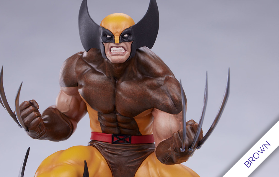 Marvel Gamerverse - Wolverine (Brown Suit) 1/10 Scale Statue - Spec ...
