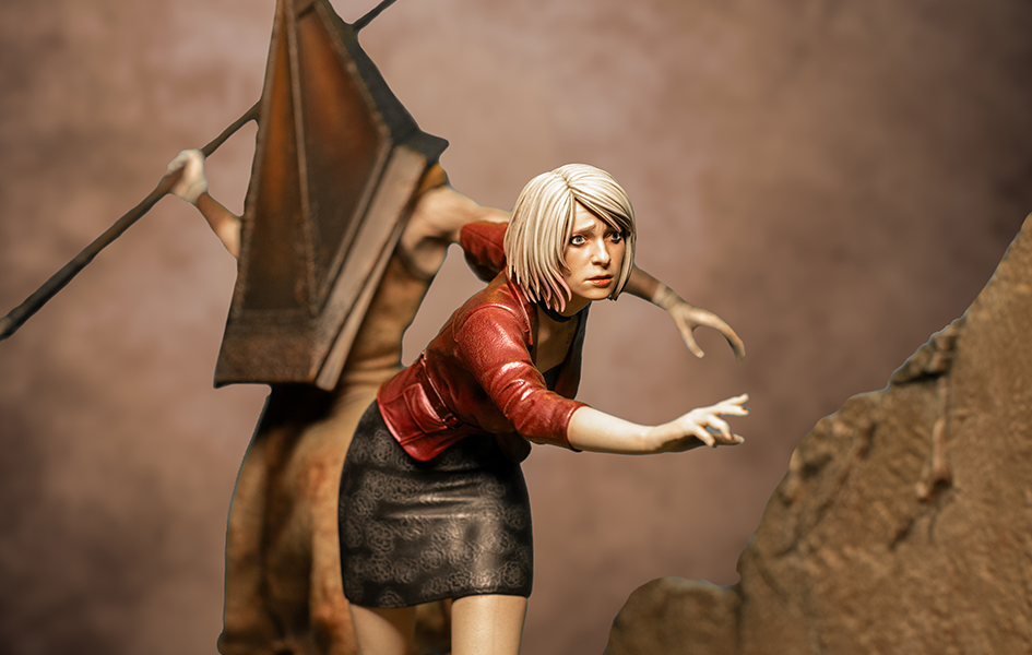 SIlent Hill 2 Remake - Red Pyramid Thing & Maria Elevator Chase 1/6 Sc ...